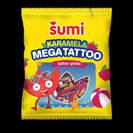 BONBONI ŠUMI MEGA TATTOO 74G - NOVOLUX