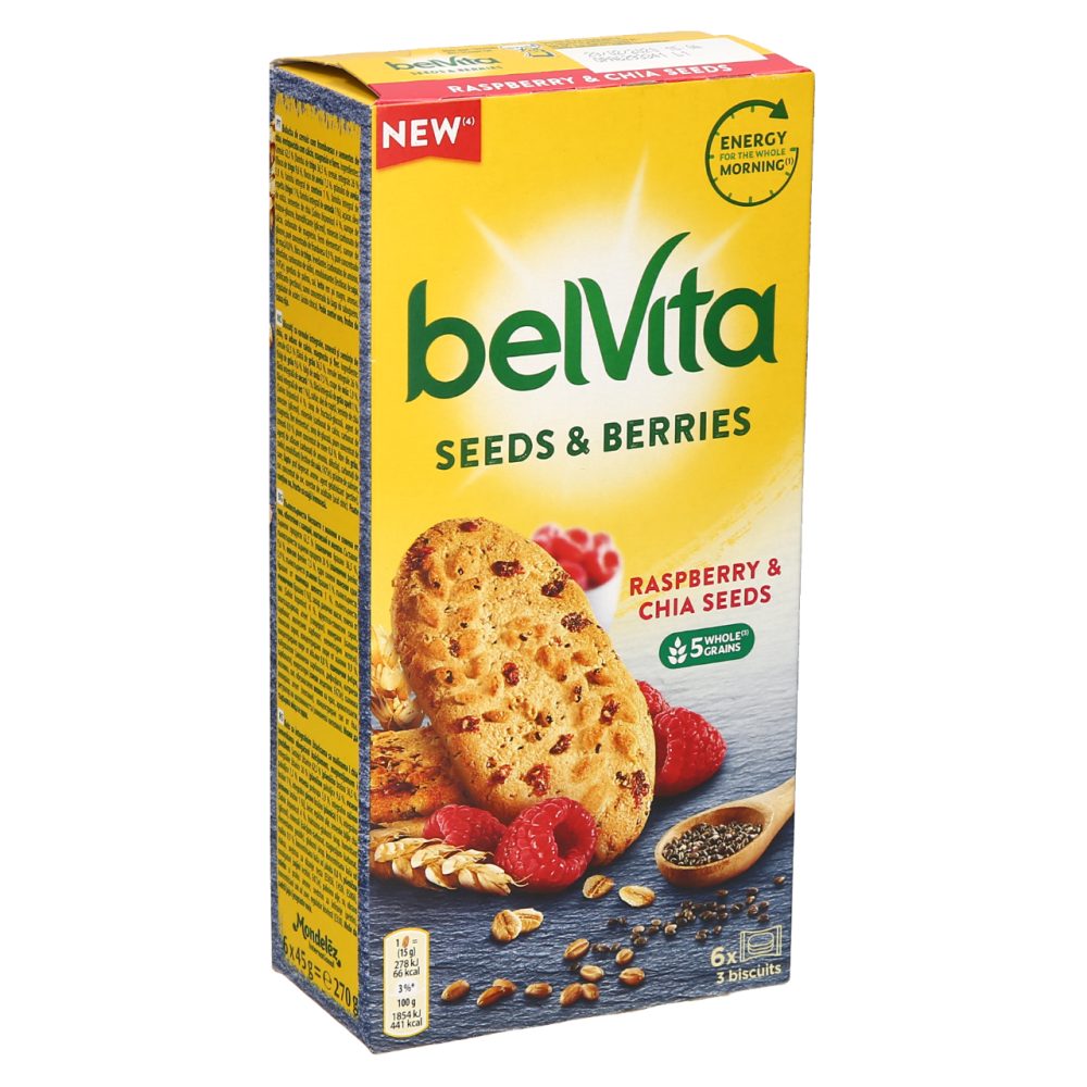 KEKSI BELVITA MALINA IN CHIA SEMENA - NOVOLUX