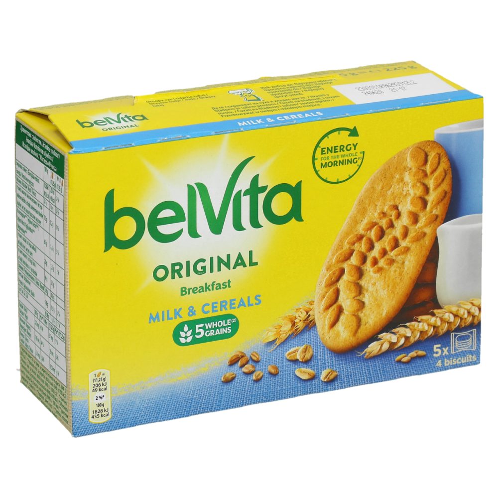 KEKSI BELVITA ŽITA IN MLEKO - NOVOLUX