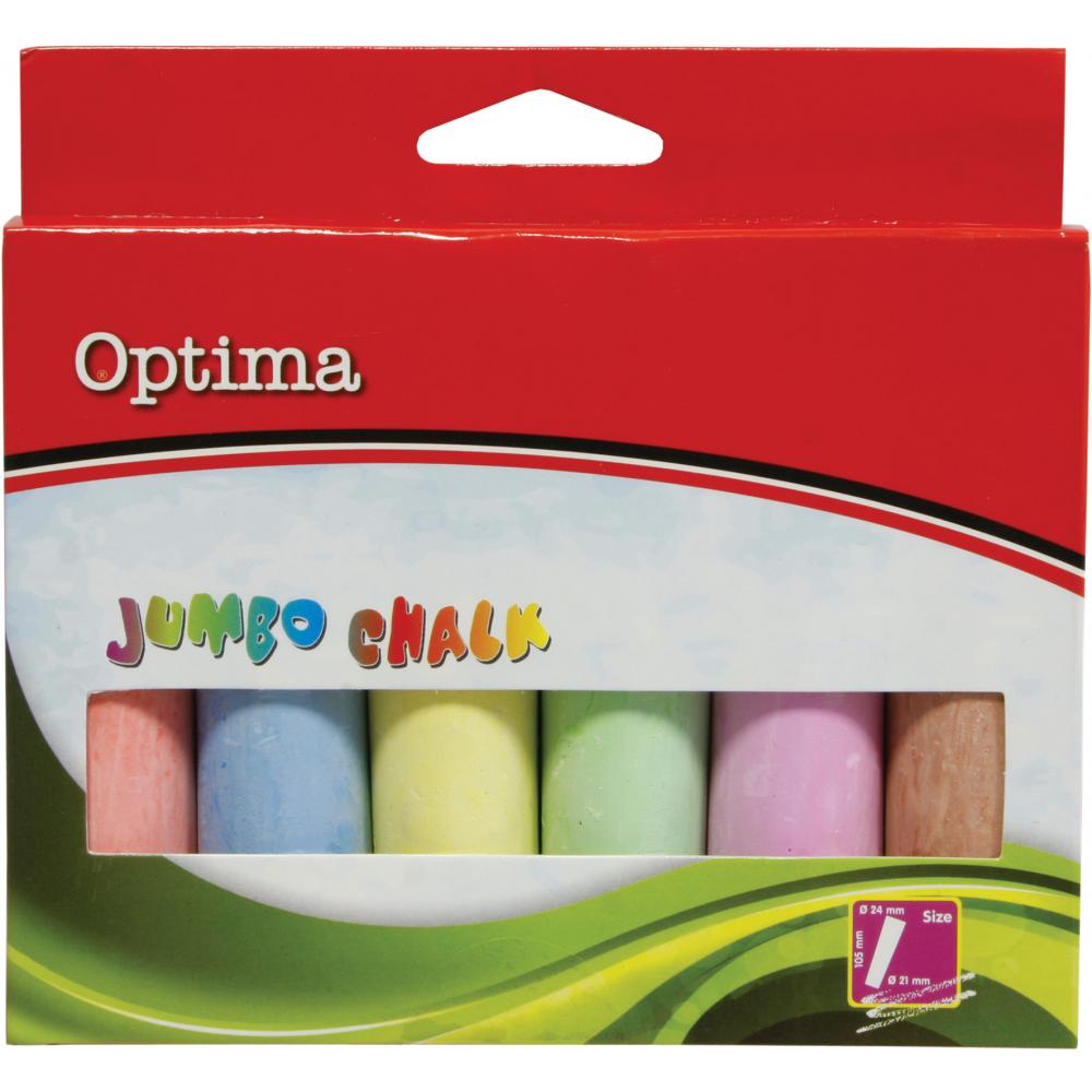 KREDA BARVNA DEBELA OPTIMA 6/1 - NOVOLUX