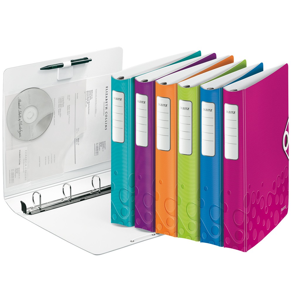 MAPA RINČNA A4 H3/4R LEITZ WOW 4240 BARVE - NOVOLUX