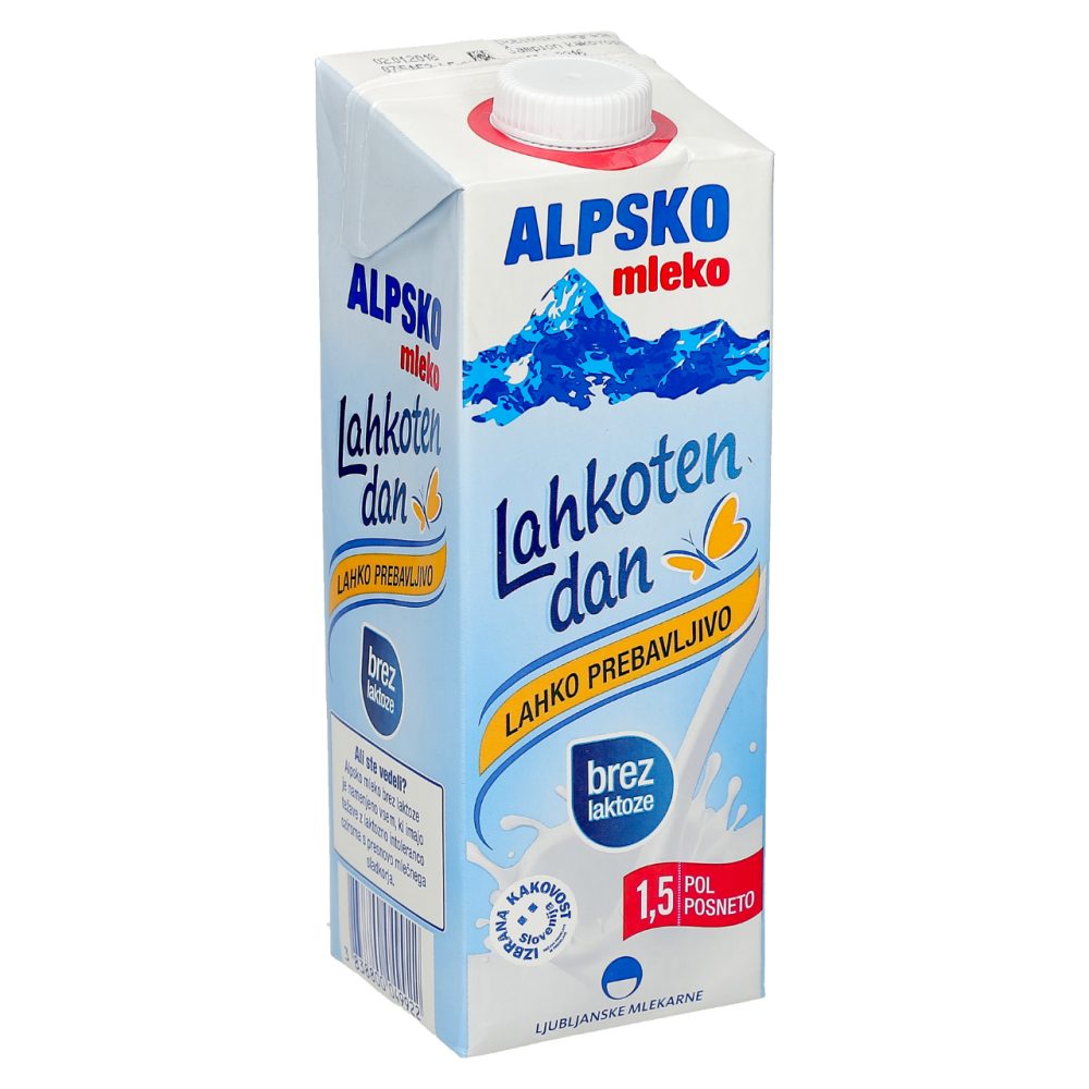 MLEKO ALPSKO 3,5 BREZ LAKTOZE - NOVOLUX