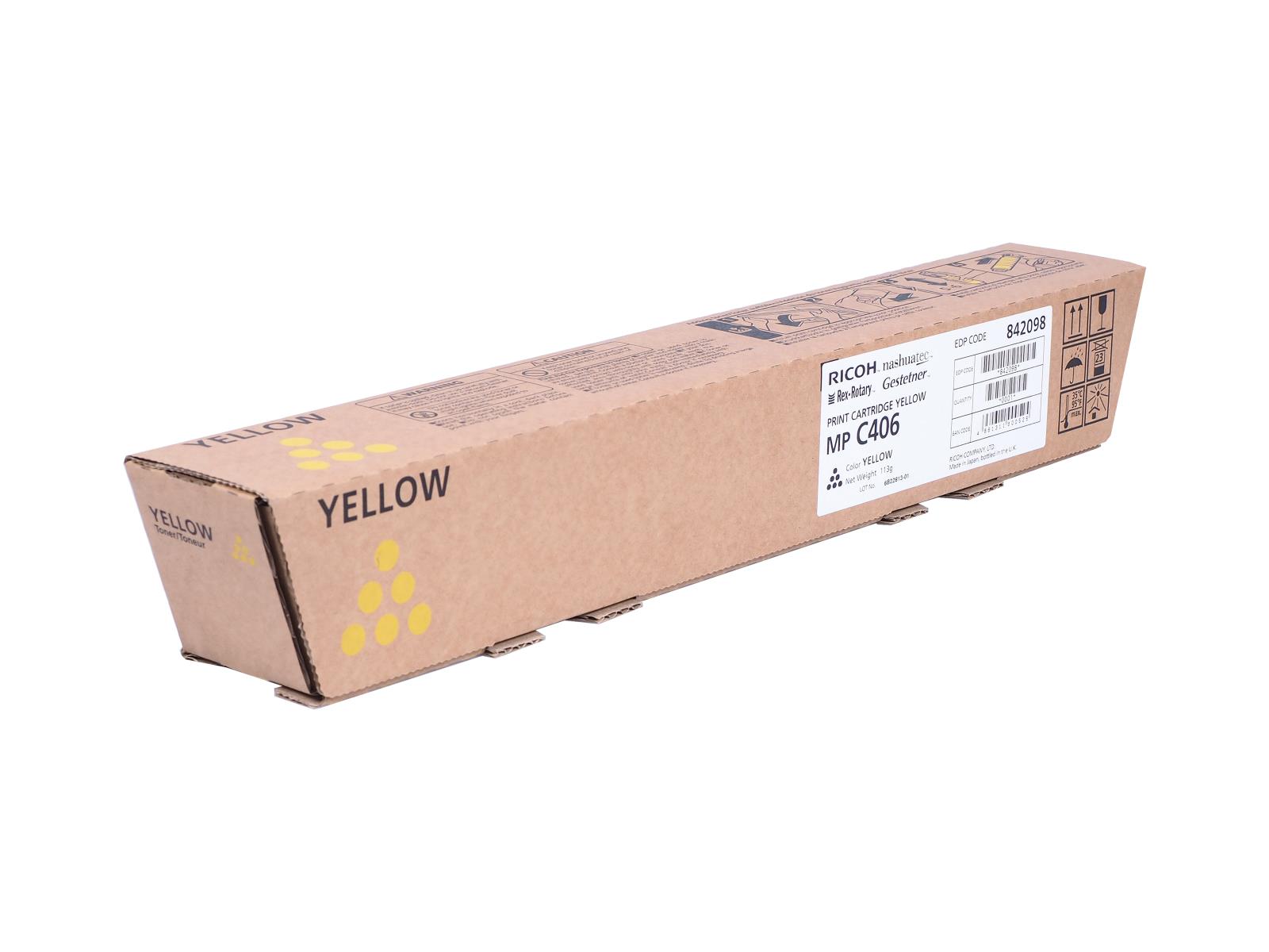 RICOH TONER MPC306E/MPC406E YELLOW - NOVOLUX