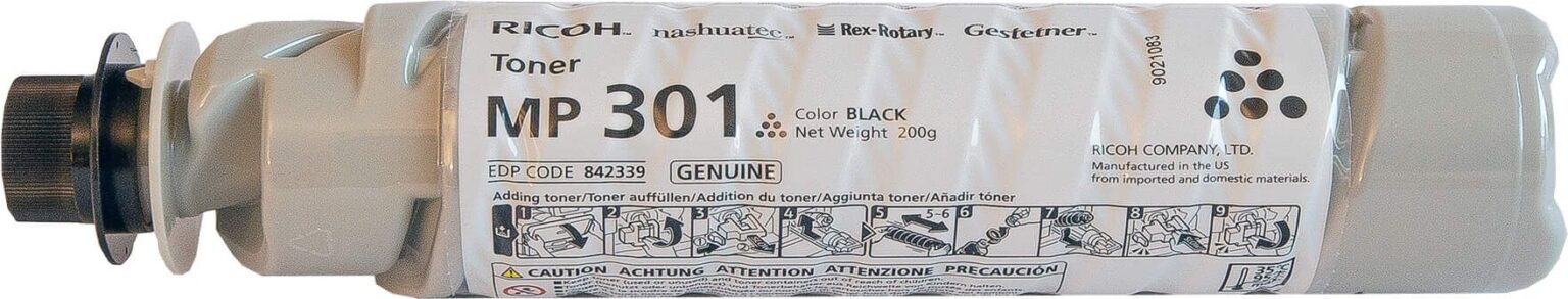 RICOH TONER MP301 BLACK (842339) - NOVOLUX
