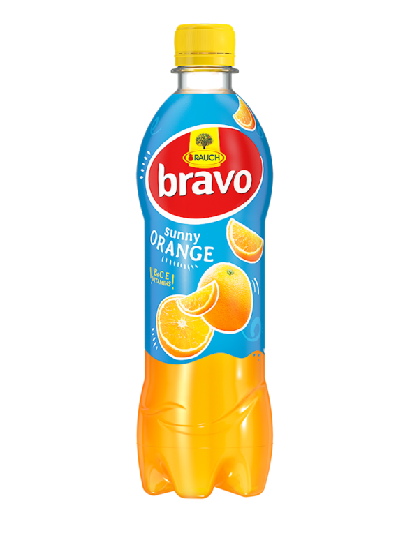 SOK BRAVO SUNNY 0,5L POMARANČA - NOVOLUX